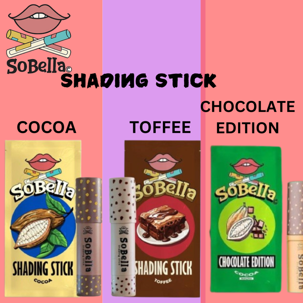 SOBELLA SHADING STICK COCOA/TOFFEE/CHOCOLATE EDITION | Shopee Malaysia