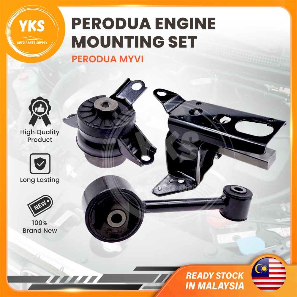 🔥ORIGINAL 🔥 PERODUA MYVI 05 / LAGI BEST 1.3 ENGINE MOUNTING SET (1SET ...