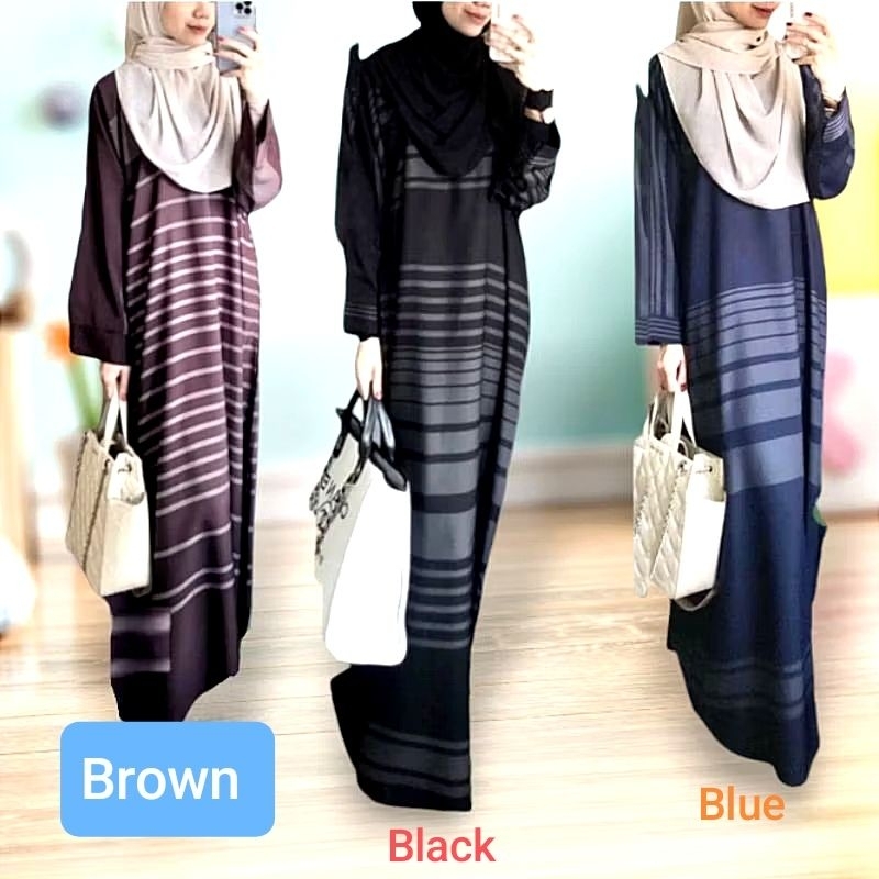 jubah muslimah jubah hitam abaya jubah mashturat jubah perempuan ...