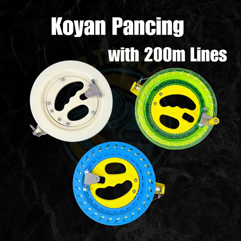 【MR.T】18cm Koyan Pancing dgn 3 sulam 200m Tali Pancing Tali Layang Kite ...