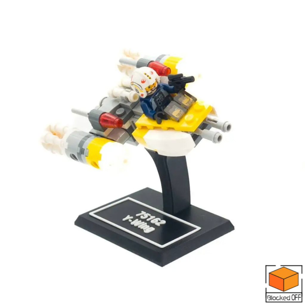 Display Stand for Lego Star Wars Y-Wing Microfighter (75162) | Shopee ...