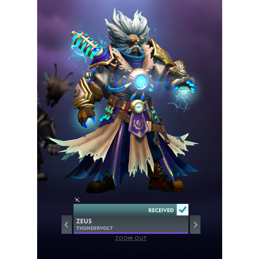 Zeus Collector Cache - Thundervolt Dota 2 Crownfall II 2024 [Need friend 30 days] Dota2 | Shopee ...