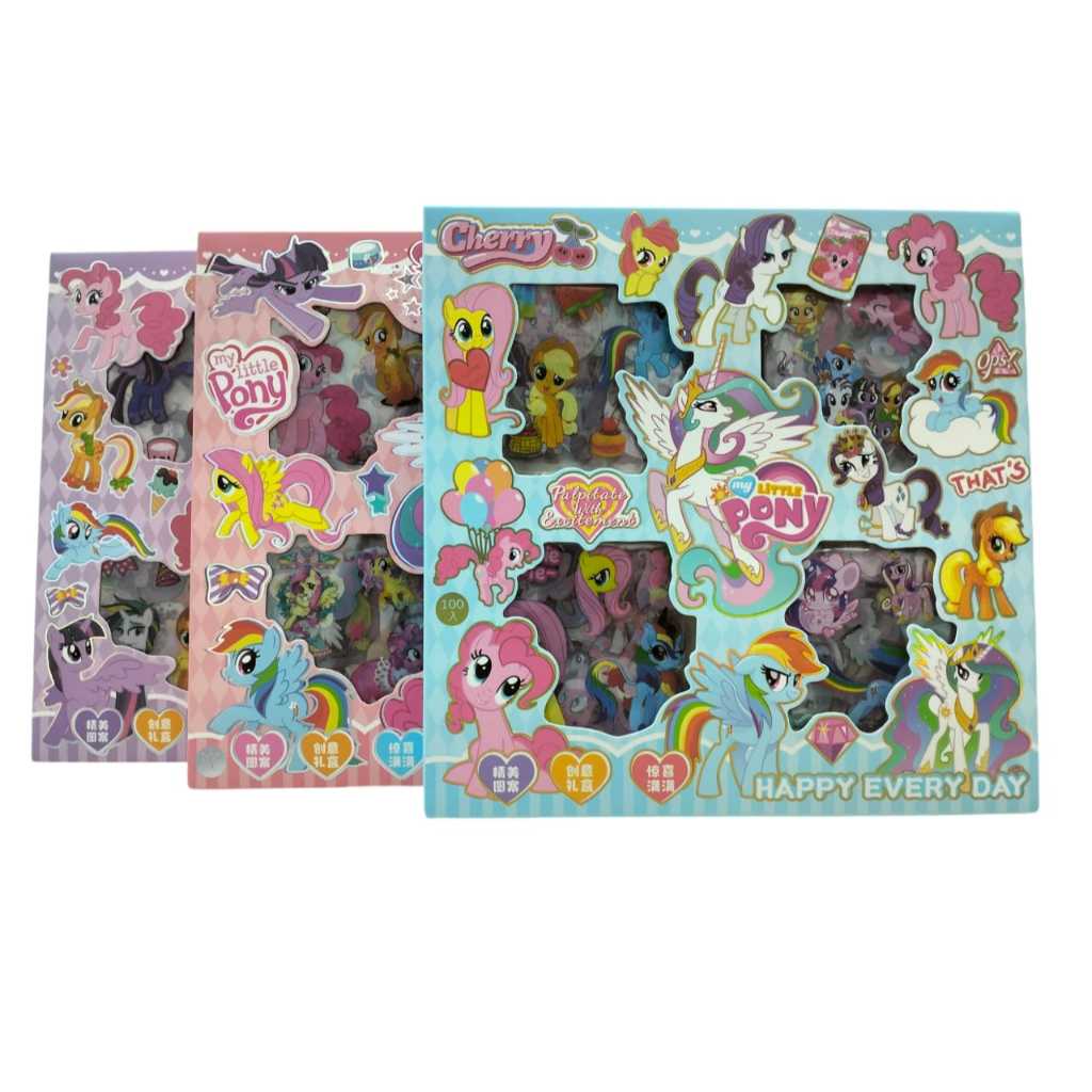 My Little Pony Sticker Book For Kids With 100pcs Stickers Colourful ...