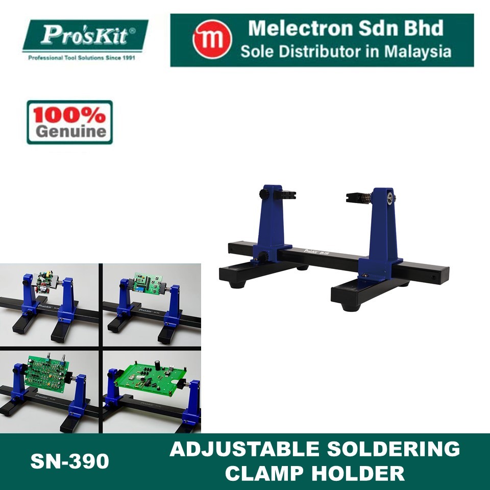 Pro'sKit SN-390 Adjustable Soldering Clamp Holder | Shopee Malaysia