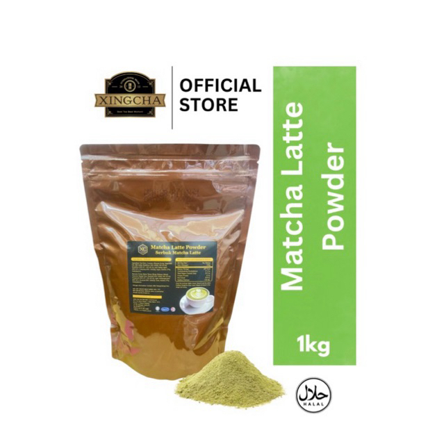 MATCHA LATTE POWDER (HALAL) 1KG | Shopee Malaysia