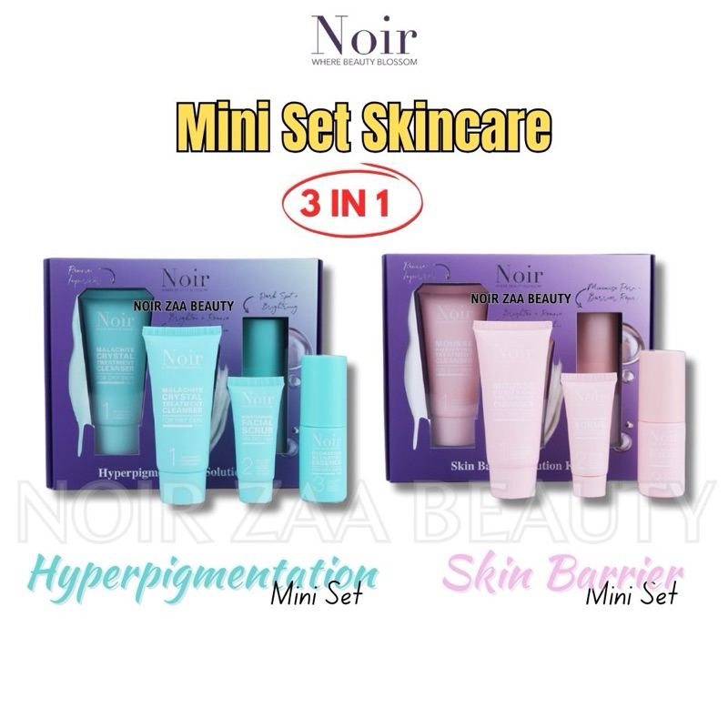 Noir Mini Set & Scrub 3in1 | Mini Serum | Mini Moisturiser | Shopee ...