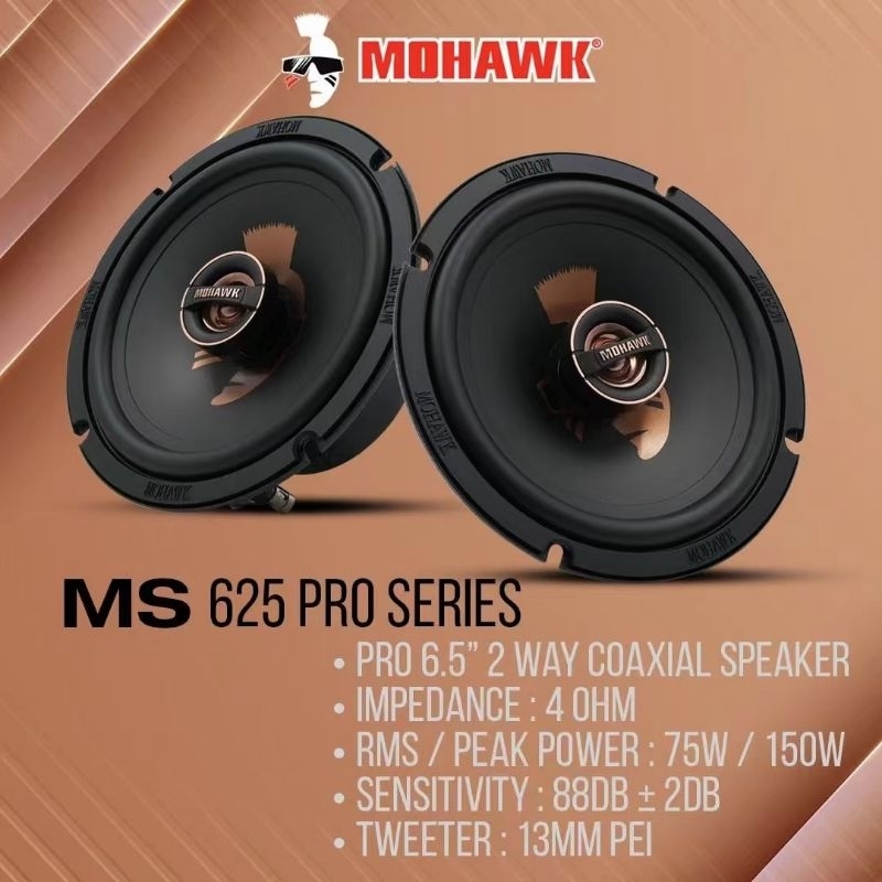 Mohawk Ms Pro Series Speaker 6.5inch 2way universal speaker 💯 original mohwak 2024 pro series ...