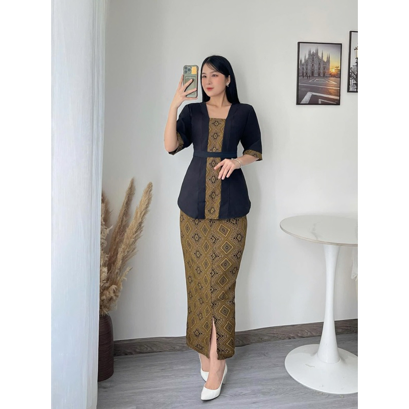 Borneo Dress Set Kebaya CORAK SARAWAK/SABAH (Maxi) | Shopee Malaysia
