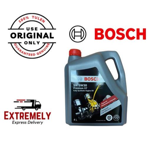 Bosch 5W30 X7 Fully Synthetic Engine Oil Bosch Engine Oil 4L Bosch X7 ...