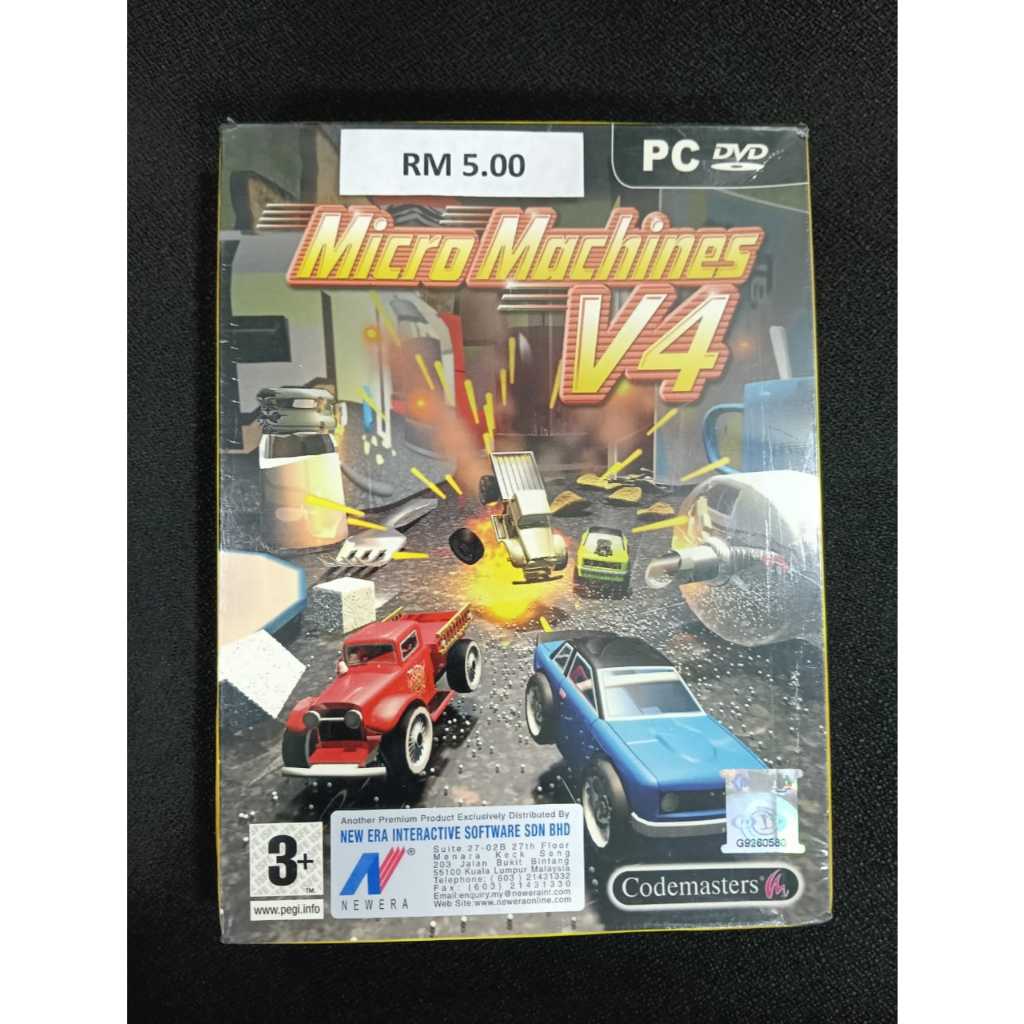 PC Game Micro Machines V4 Disc Disc (CD Game) | Shopee Malaysia
