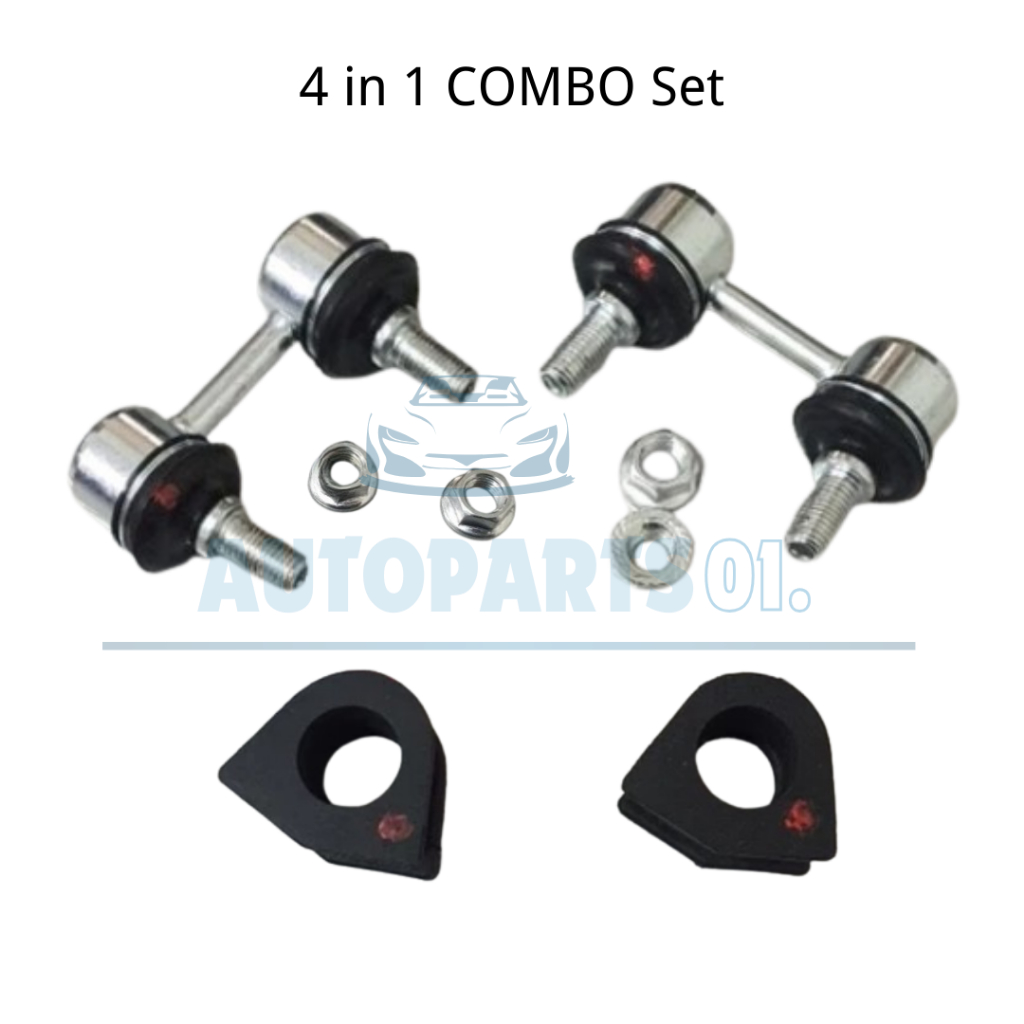 [4 IN 1 COMBO SET] Front Stabilizer Link / Stabilizer Bush for Toyota ...