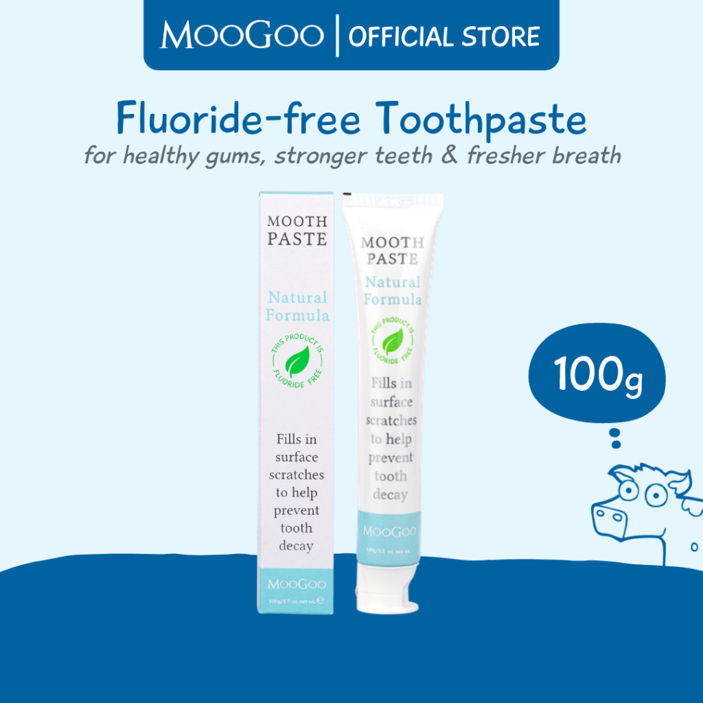 MooGoo Moothpaste (Fluoride-Free) 100g | Shopee Malaysia