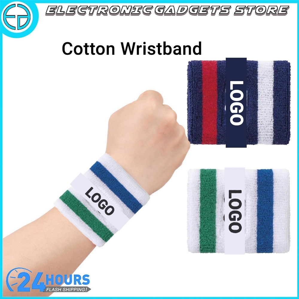75th Anniversary Cotton Wristband Sweat Hand Band Unisex Badminton ...