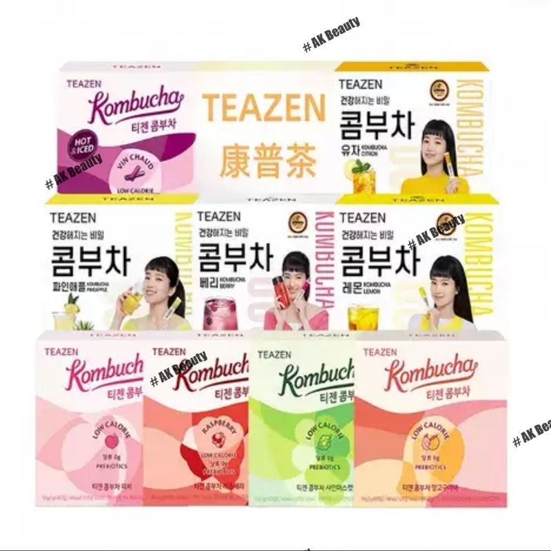 TEAZEN Kombucha Tea Prebiotics(5g)红茶好菌康普茶 5/10/30包 | Shopee Malaysia