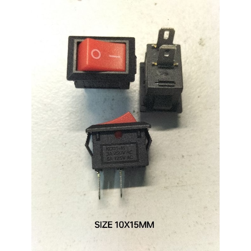 Mini Rocker Switch ON/OFF KCD11 6x6 12x12 14x9mm Tact Slide Switch DIP ...