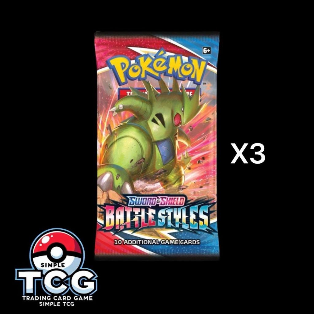 Bundle of 3 pack Battle Styles booster pack | Shopee Malaysia