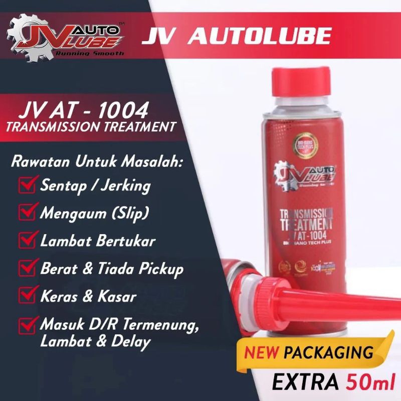 JV AUTO LUBE GEARBOX TREATMENT | E3 GEARBOX OIL TREATMENT Penyelesaian Masalah Gearbox Kereta ...