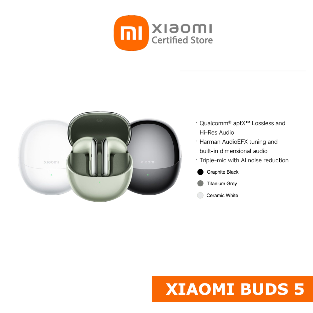 Xiaomi Buds 5 Harman Audio EFX tuning | Triple-mic | Built-in audio ...