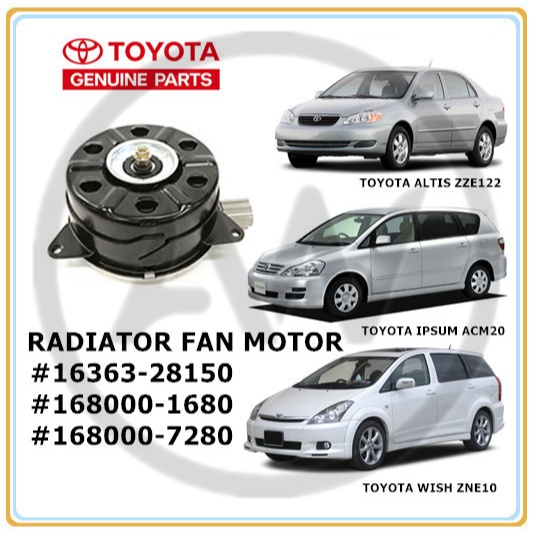 Toyota Wish 1.8 ZNE10 2003-2008 Altis 1.8 ZZE122 Ipsum ACM20 Radiator ...