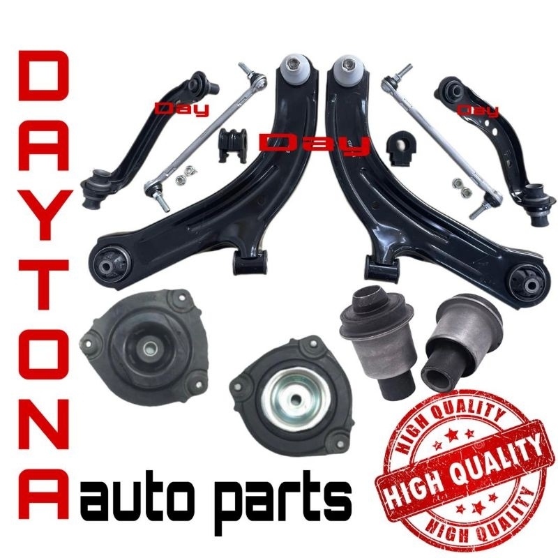 COMBO SET LIVINA , LATIO , FRONT LOWER ARM , ABS LINK , STAB BUSH ...