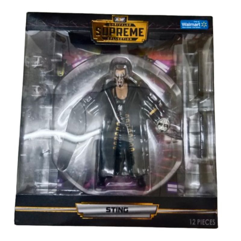 Jazwares AEW Supreme Collection Sting Wrestling Action Figure | Shopee ...