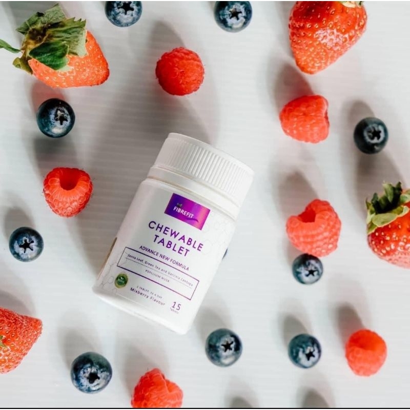FIBREFIT MIXBERRY / LEMON / MANGO PEACH CHEWABLE TABLET (15 pcs ...