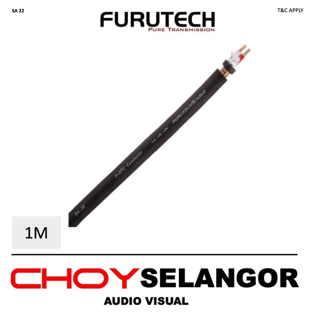 Furutech SA 22 Balanced Interconnect RCA Cable Loose 1 Meter | Shopee ...