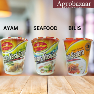 Agromas Bubur Nasi Segera | Bilis | Ayam | Makanan laut | 40G | Shopee ...