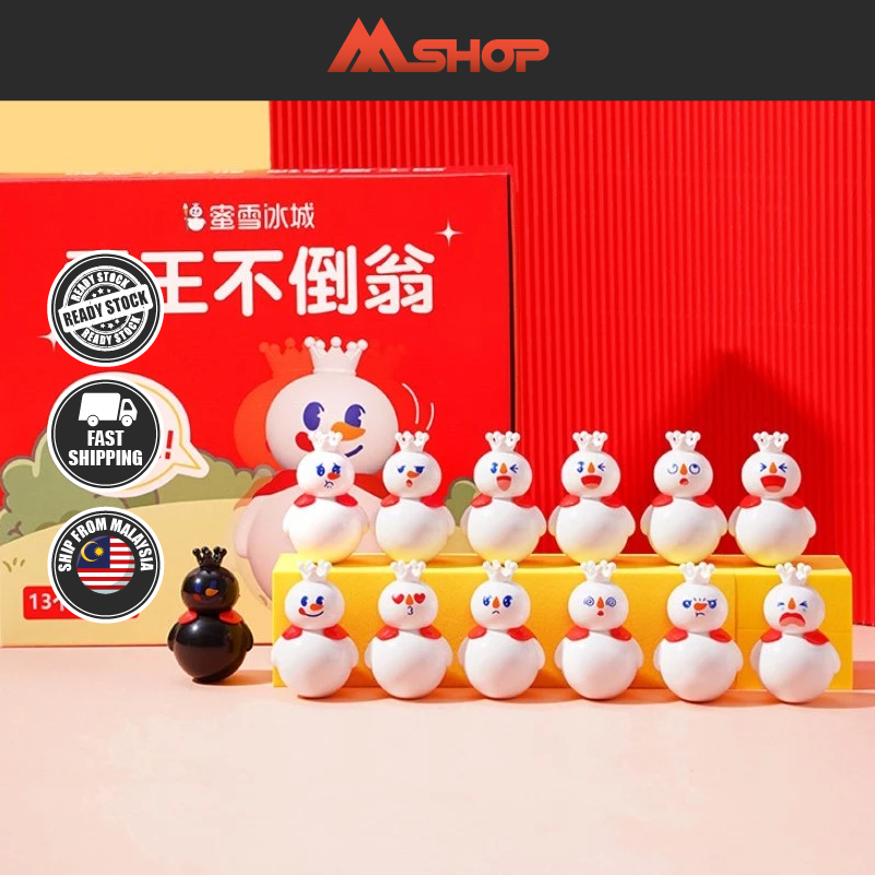 Mixue Tumbler Toy Gift Box (13pcs) Little Snowman Mini Merchandise ...