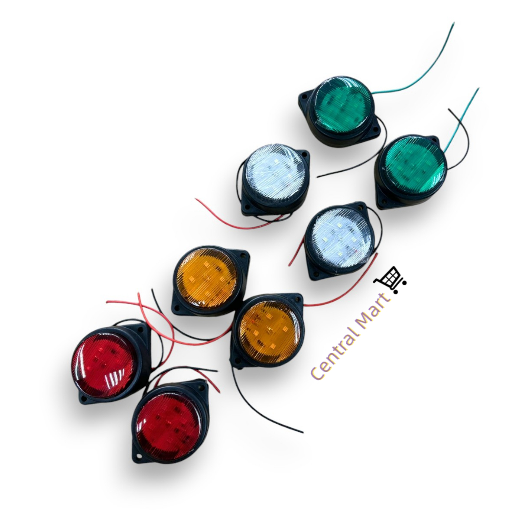 Universal LED Side Marker Lamp Flashing and Light 12V 24V (4 LED ...