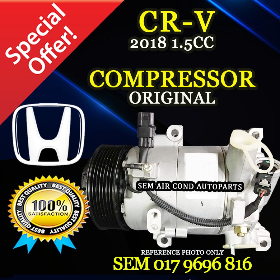HONDA CR-V 2018 YEAR 1.5CC ORIGINAL COMPRESSOR/ KOMPRESOR (CAR AIRCOND ...