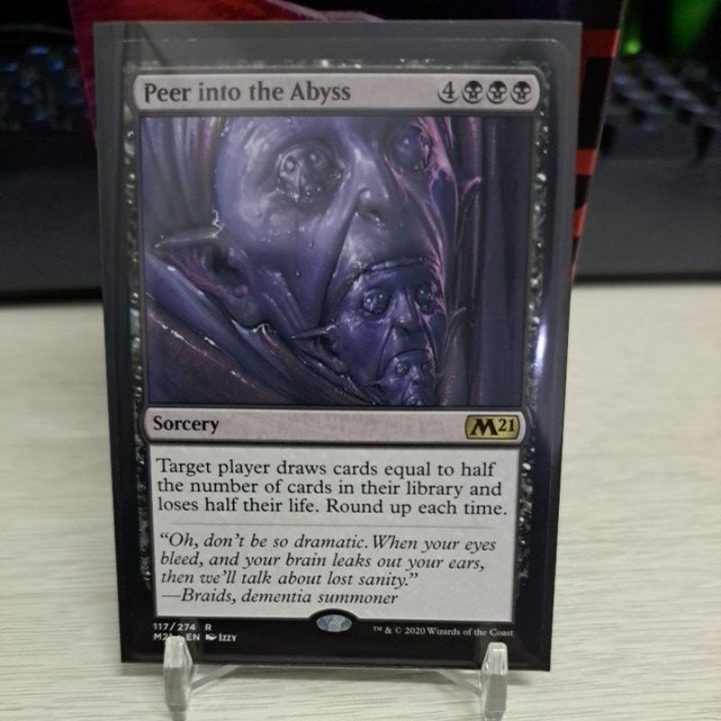 MTG Peer into the Abyss (M21)(Rare) | Shopee Malaysia