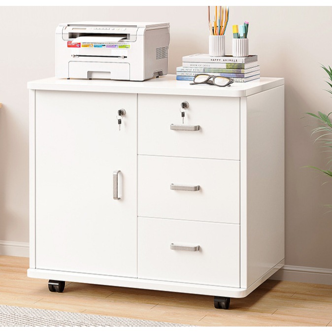 IKIJI Office Under-desk Cabinet With locker drawer cabinet Kabinet ...