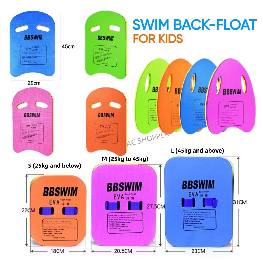 1PCS SWIM Back Float Kids Children RANDOM COLOR Swim Belts Floaties ...