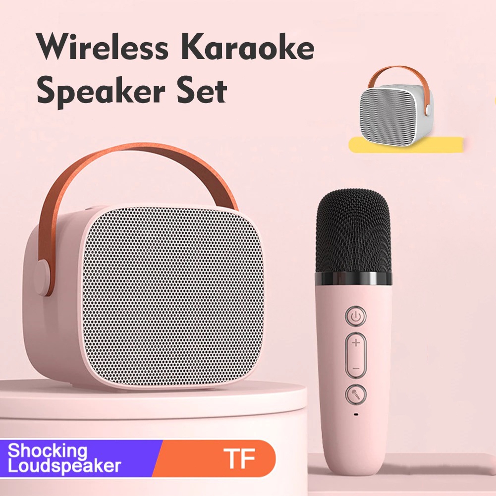 MP3 Player K1 Multi-function Music System Bluetooth Karaoke Portable ...