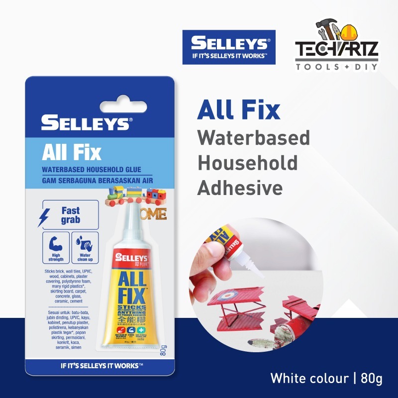 Selleys All Fix Multi Purpose Household Repair Glue 80g DIY Repair Glue ...