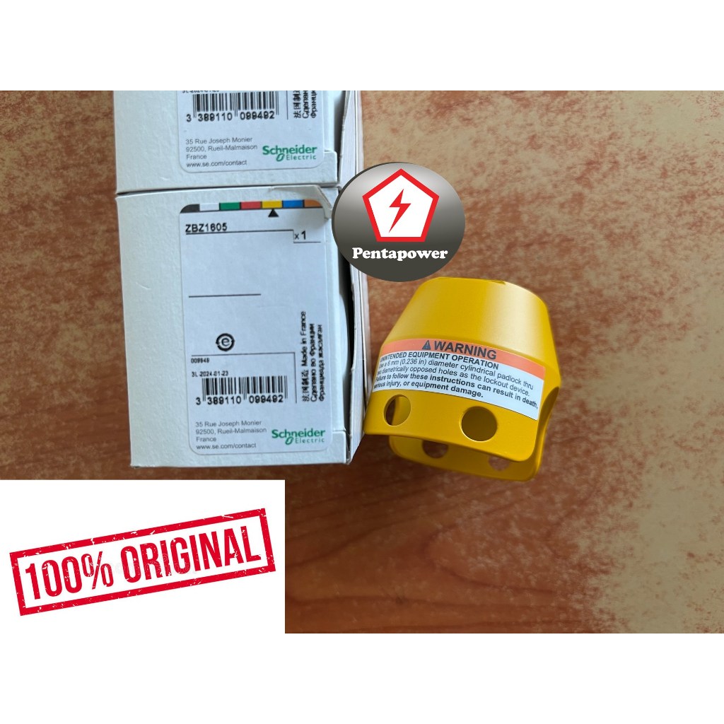 SCHNEIDER ELECTRIC ZBZ1605 Padlockable guard for mushroom head 40mm ...