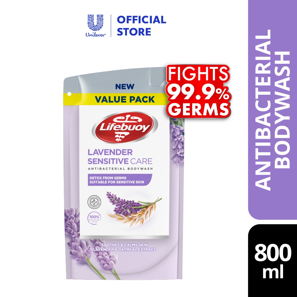 Lifebuoy Body Wash Lavender Sensitive Care Refill (800ml) | Shopee Malaysia