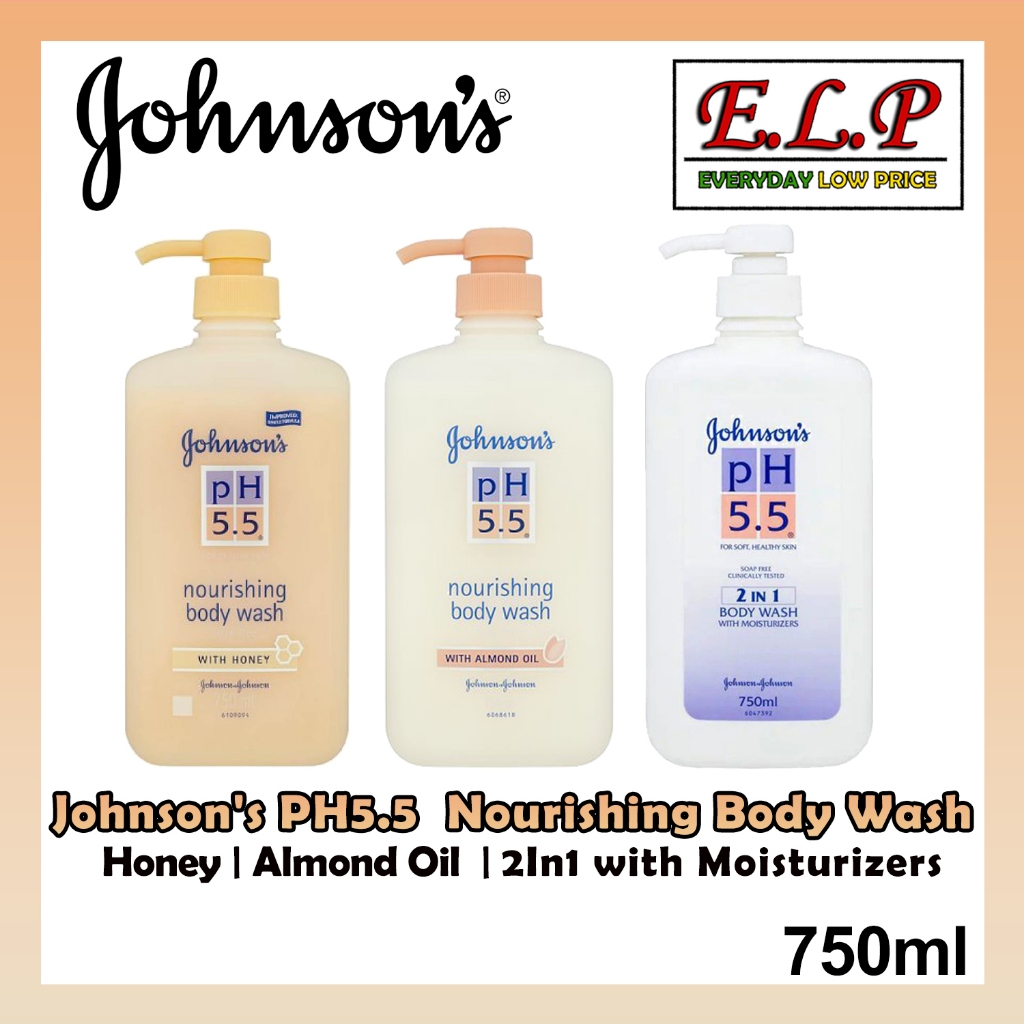 Johnson's pH5.5 Nourishing Body Wash with Moisturizers / Johnson's PH5.5 2In1 Body Wash - 750ml ...