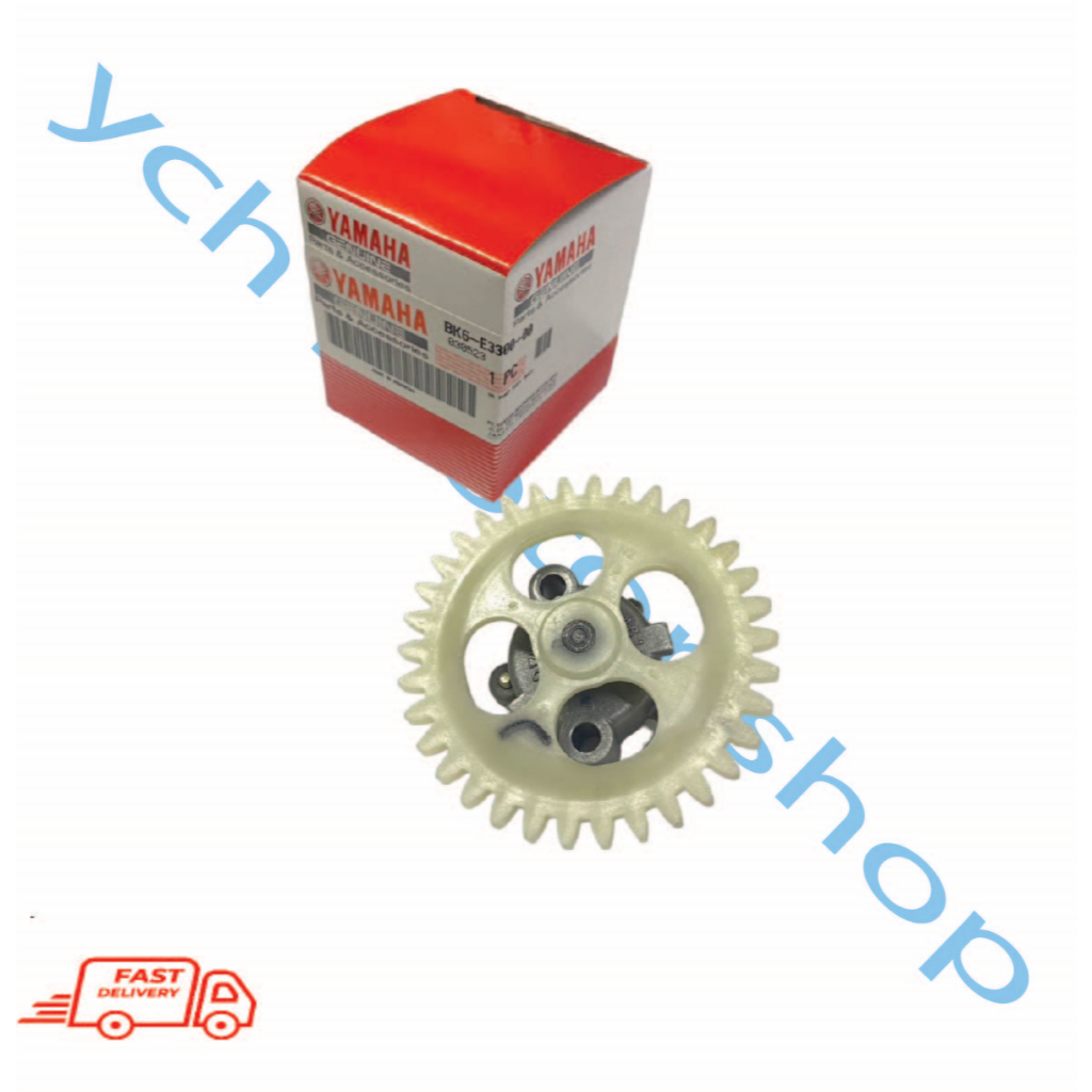 YAMAHA R15 YZF155 MT 15 MT15 OIL PUMP GEAR ASSY 100% ORIGINAL BK6-E3300 ...
