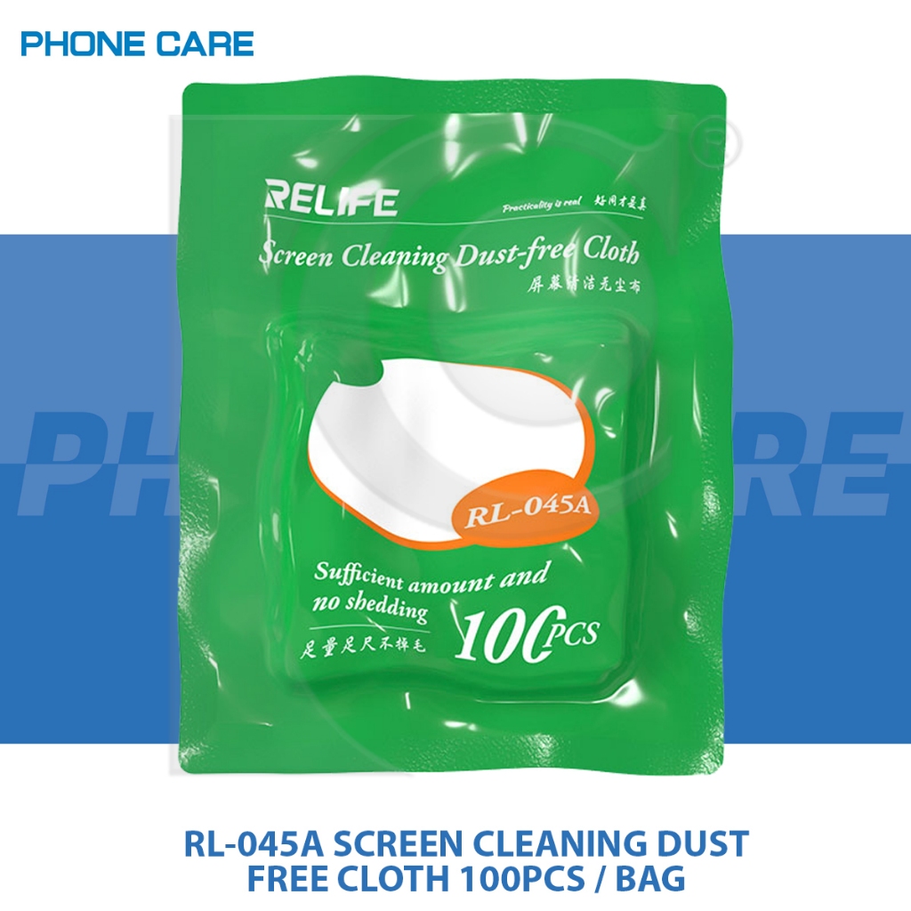 Relife RL-045A Screen Cleaning Dust-Free Cloth LCD Lenses Repair Tool ...