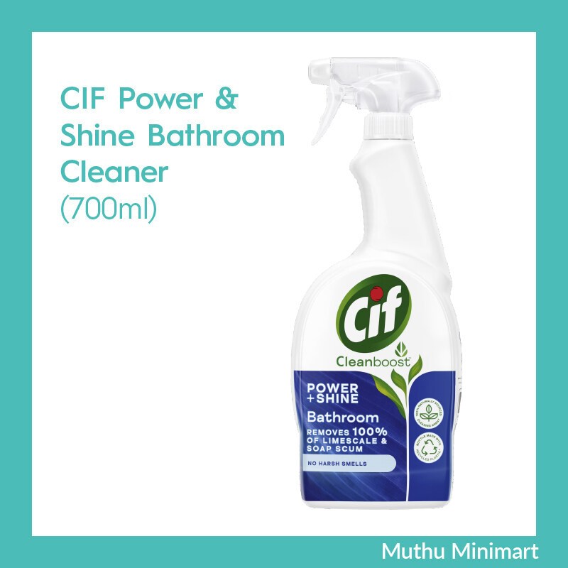 CIF | Power Shine Toilet Bathroom Cleaner Spray Sink Grout Clean ...