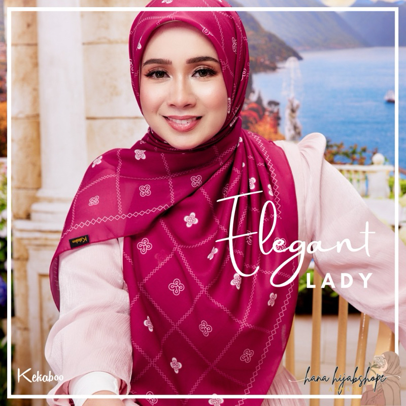 🔥NEW🔥 KEKABOO PREMIUM Edition Elegant Lady - Tudung Bawal Exclusive ...