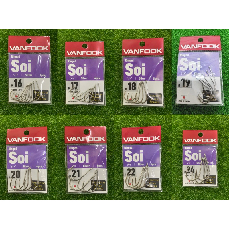 VANFOOK SILVER SOI RINGED FISHING HOOK MADE IN JAPAN | Shopee Malaysia