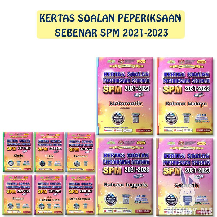 [BUNNY] 2024 Buku Latihan : Kertas Soalan Peperiksaan Sebenar SPM 2018 ...