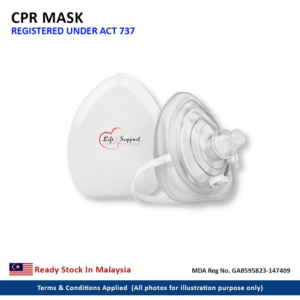 [𝐌𝐃𝐀 𝐀𝐏𝐏𝐑𝐎𝐕𝐄𝐃] Life Support CPR Mask | Emergency First Aid Pocket Mask ...