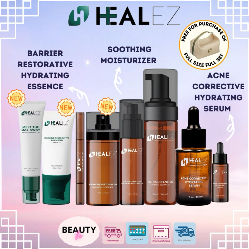 HEALEZ Acne Corrective Hydrating Serum / Ultra Defensive Claming ...