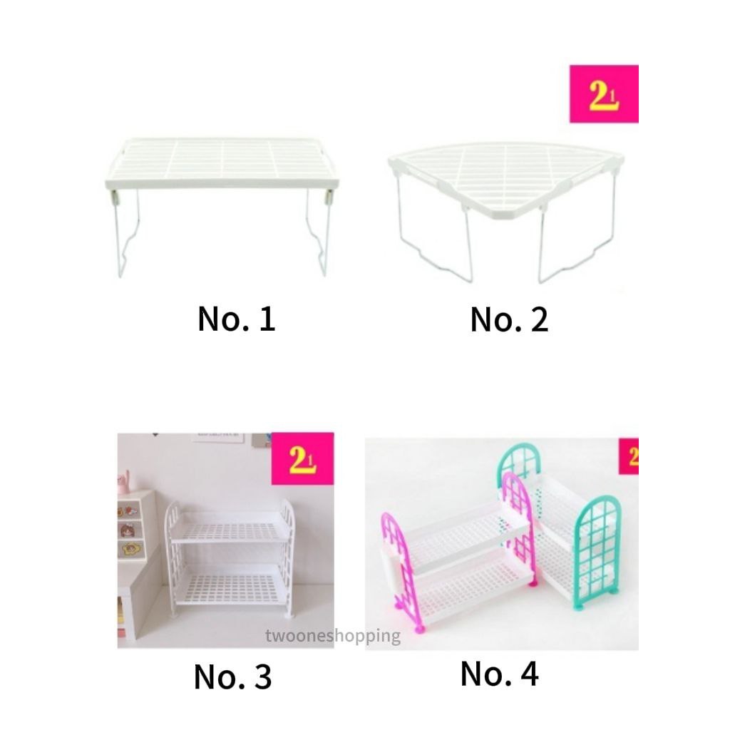 【READY STOCK】Stackable Kitchen Storage Rack/Storage Shelf Triangle ...