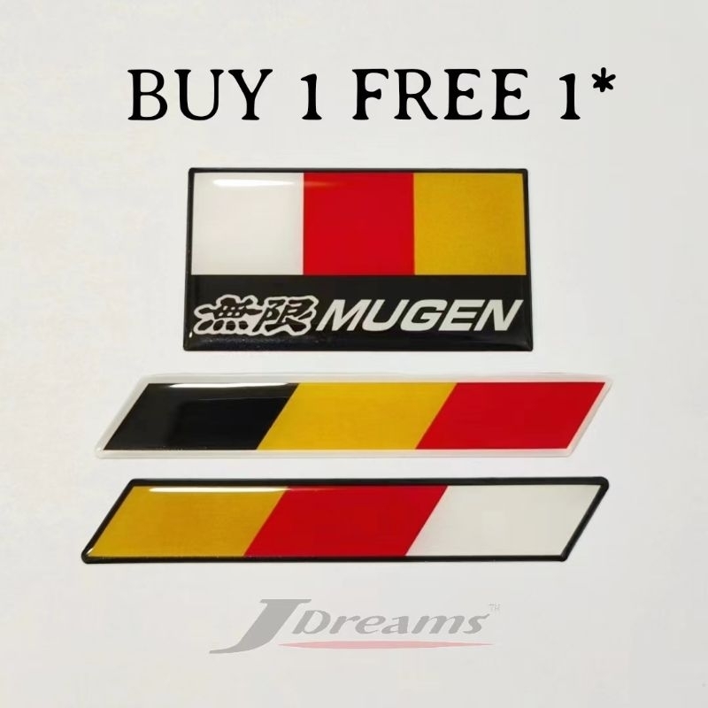 🔥*𝗕𝗨𝗬 𝟭 𝗙𝗥𝗘𝗘 𝟭*🔥 3-Color Sticker for Honda City Civic HRV Jazz GN2 GN5 ...