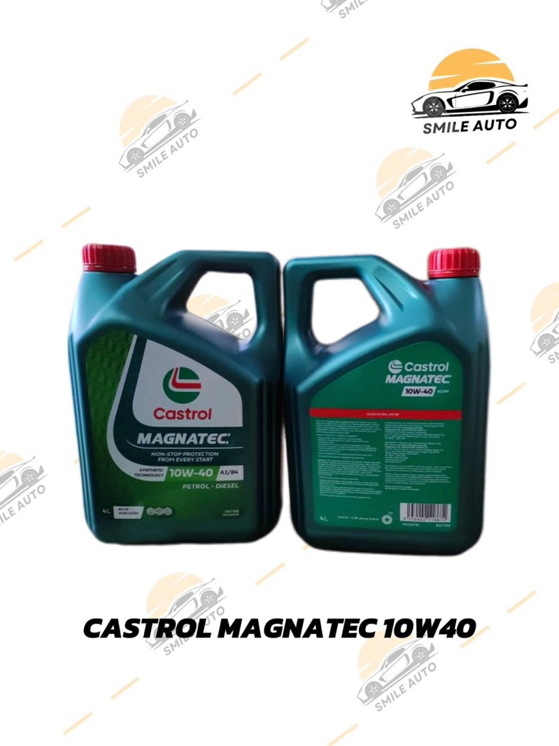 3384282 Castrol Magnatec Feel Me 10W40 Semi Synthetic Engine Oil (4 ...